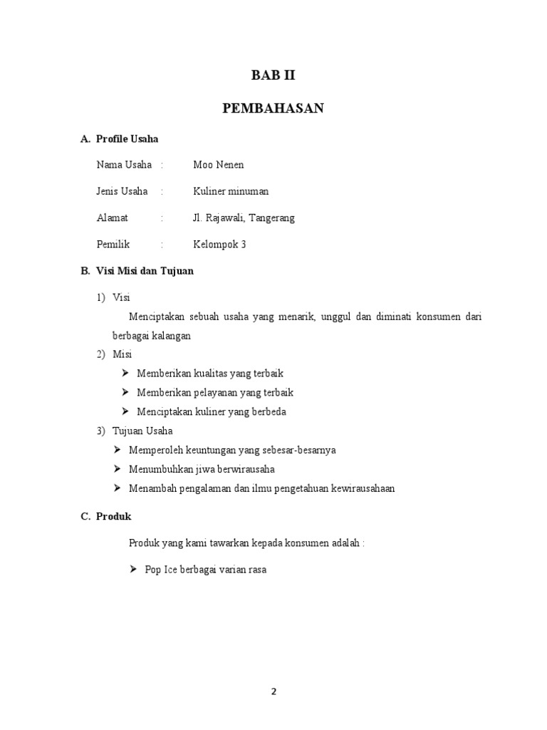 BAB II Tugas KWH | PDF