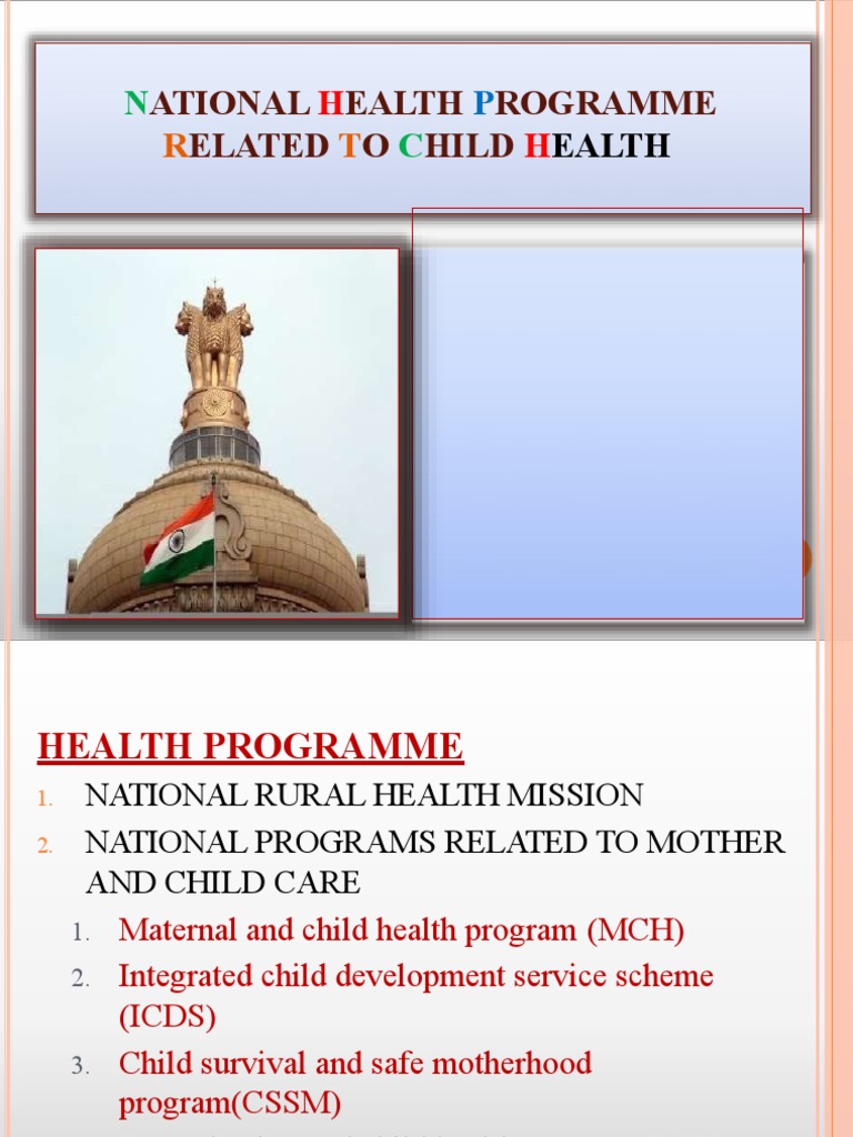 National Child Health Programs Overview | PDF | Malaria | Hiv/Aids