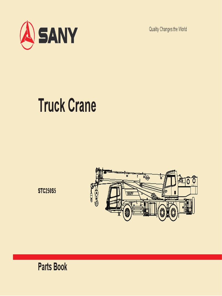QY25C Palfinger Sany Parts Book | PDF | Crane (Machine) | Vehicles