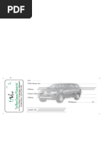 Contoh Kwitansi Rental Mobil | PDF