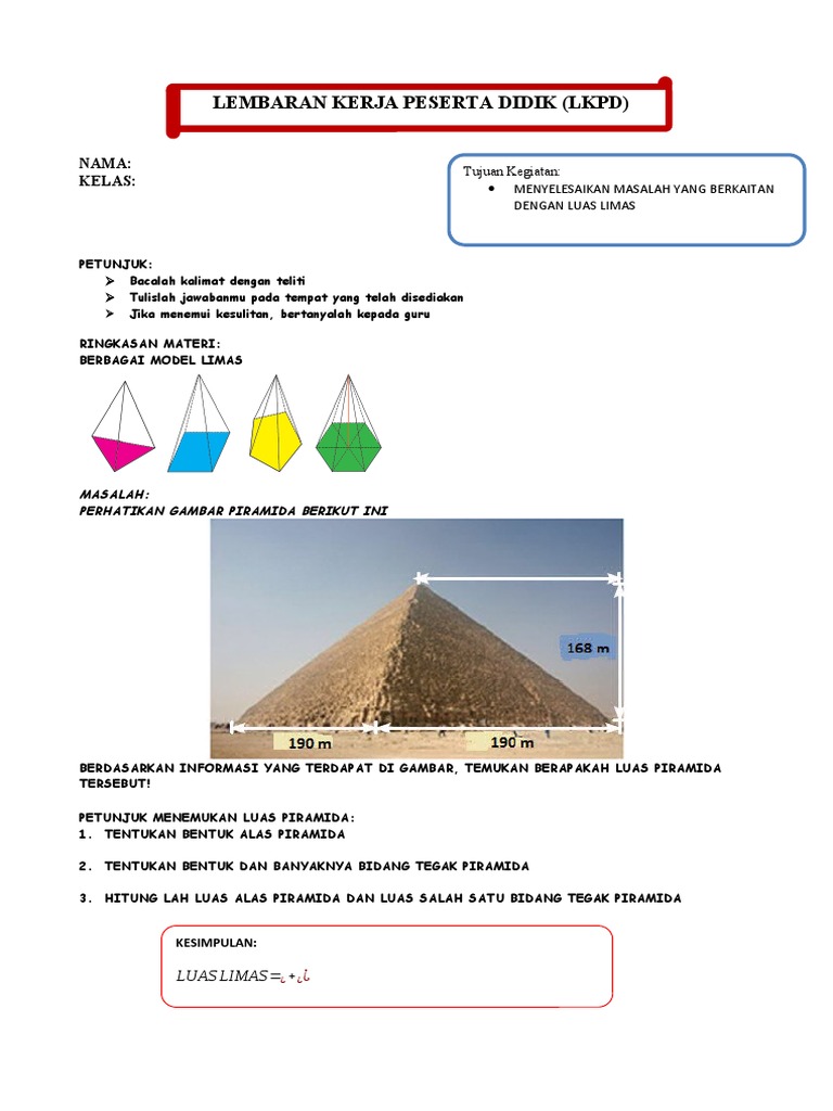 LKPD Limas | PDF