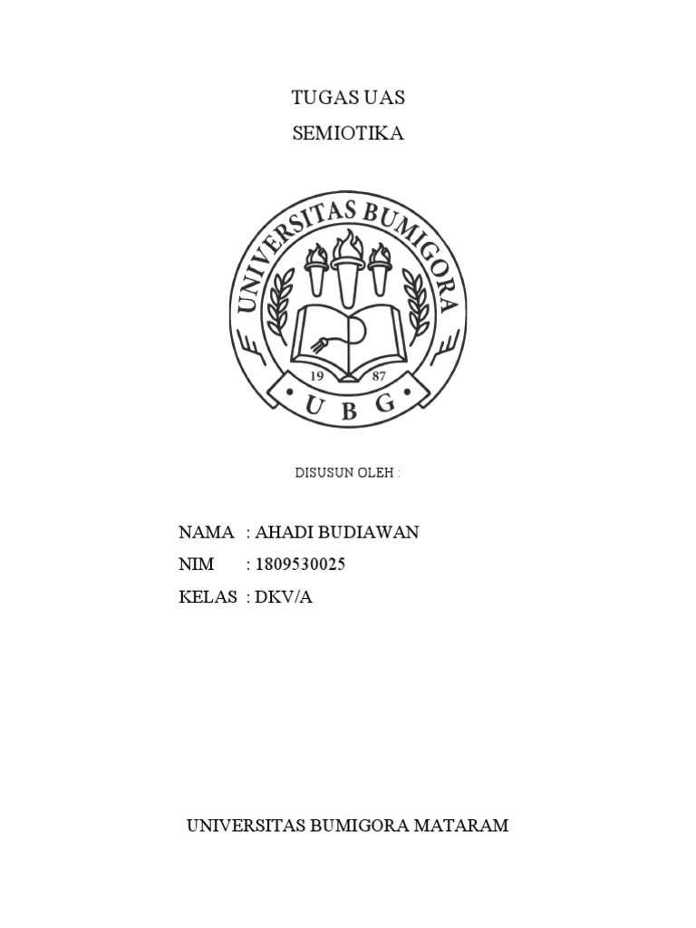 TUGAS UAS Semiotika | PDF