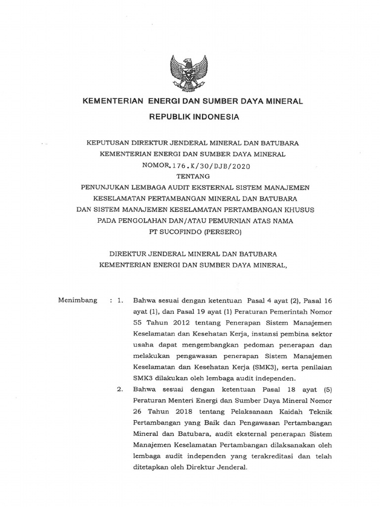 SK PT Sucofindo Setempel | PDF