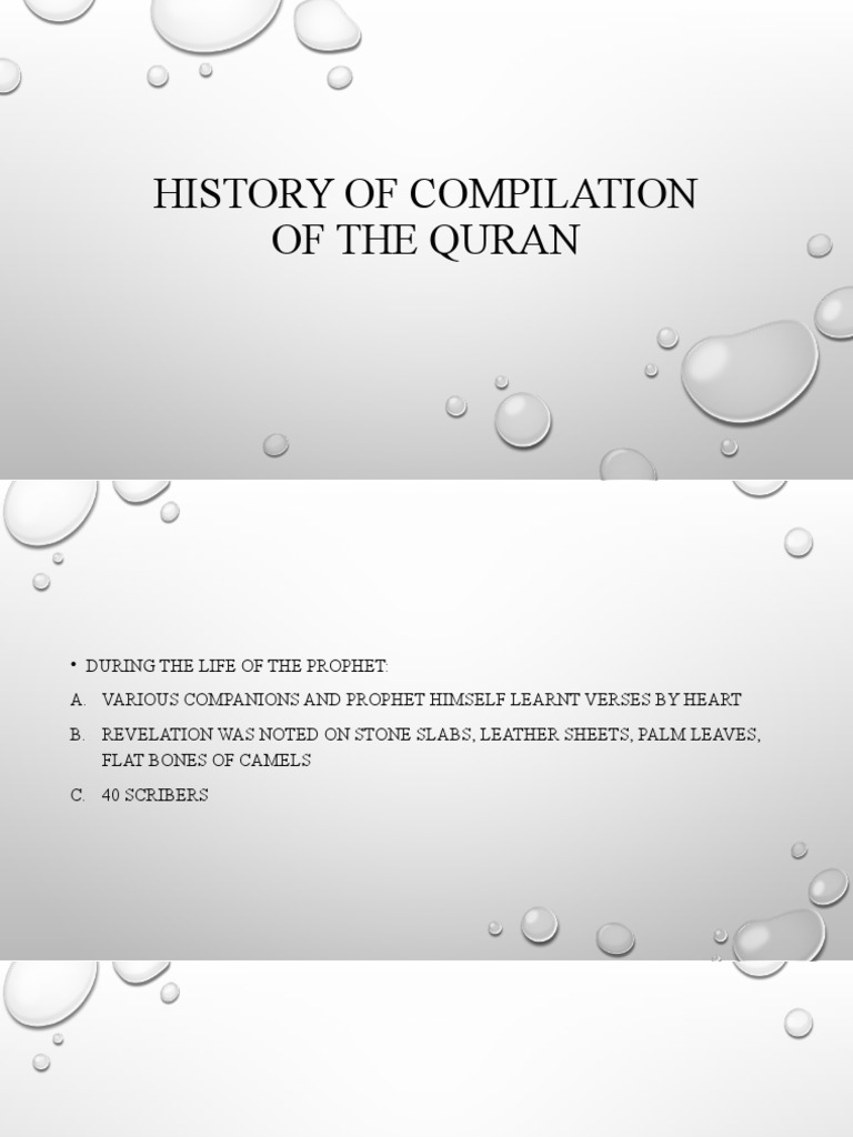 Compilation of The Quran | PDF | Quran | Islam