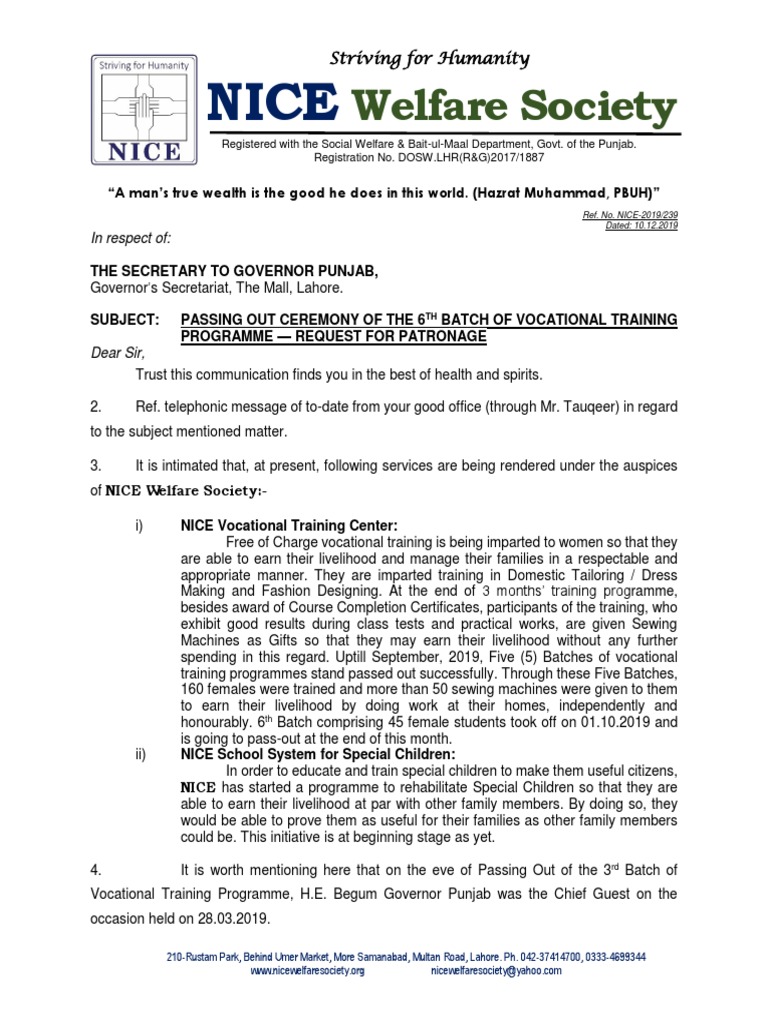 Governor's Letter | PDF