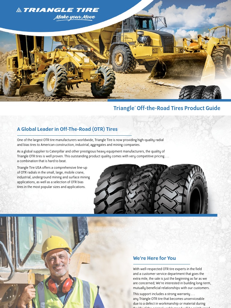 Triangle OTR Pocket-Guide | PDF | Tire | Vehicle Parts