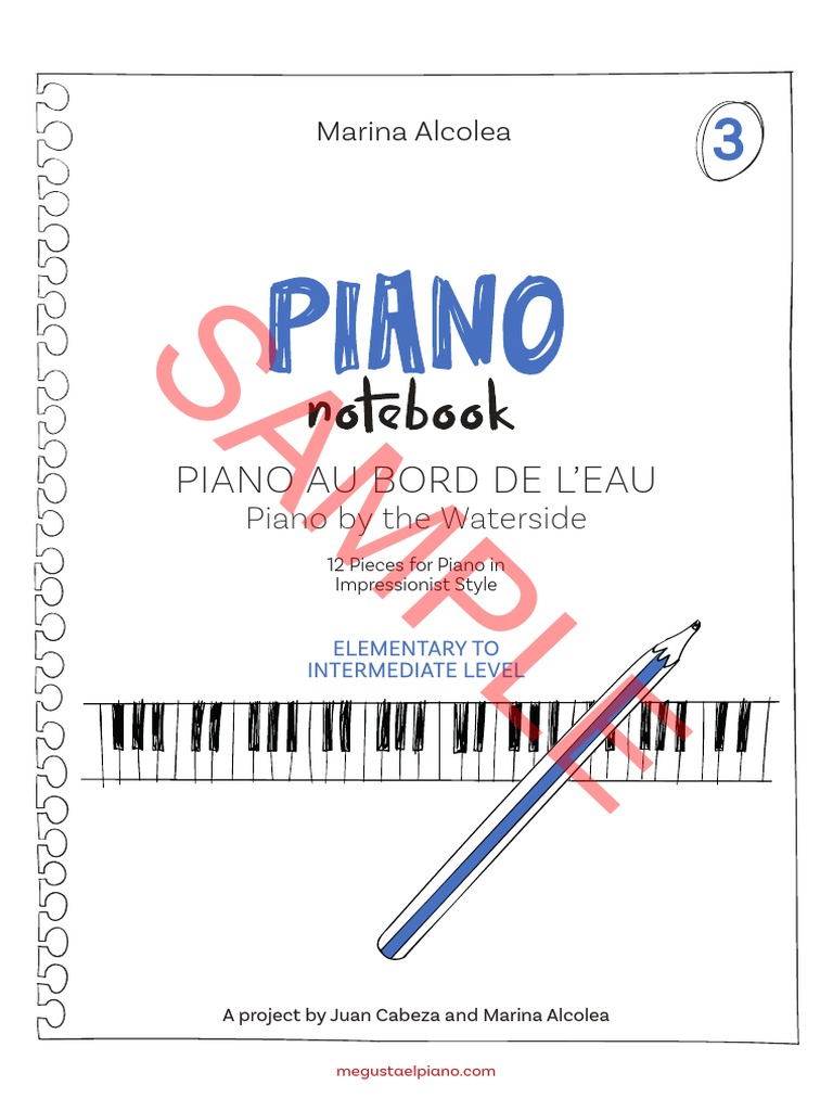 Sample Piano Notebook 3 | Download Free PDF | Symmetry | Musical Notation