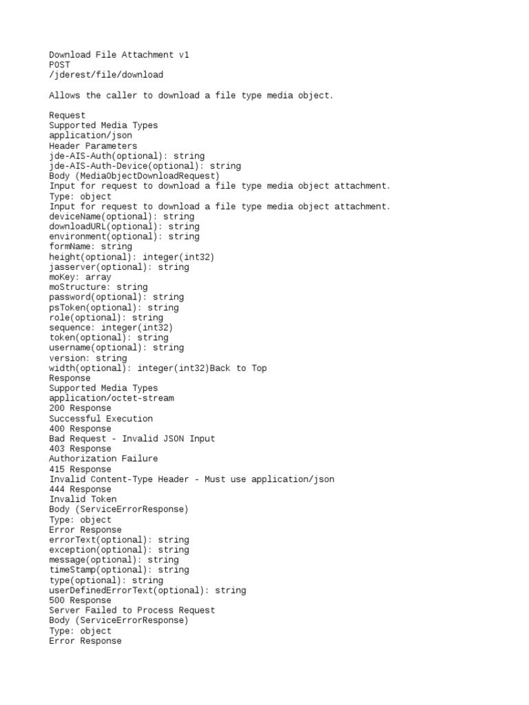 File Attachment | PDF | Integer (Computer Science) | Json