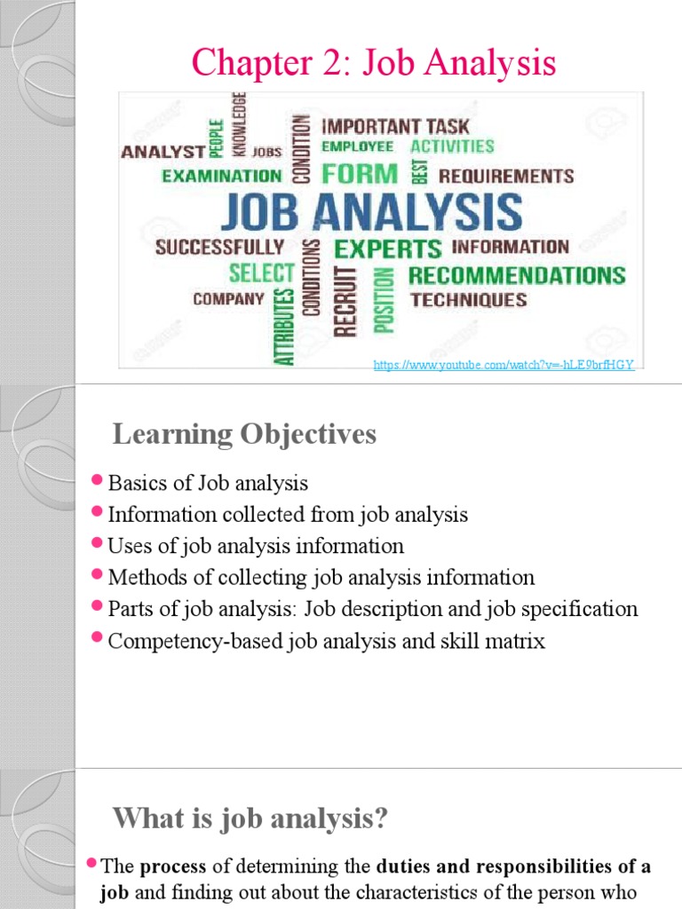 Chapter 2 Job Analysis | PDF | Competence (Human Resources ...