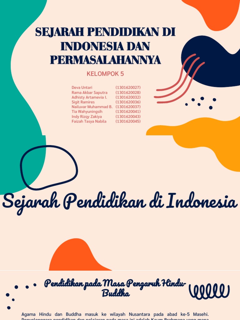 Sejarah Pendidikan Di Indonesia Dan Permasalahannya | PDF