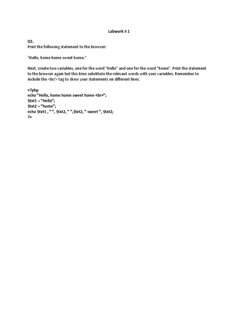 Labwork # 1 Q1 | PDF | Computers