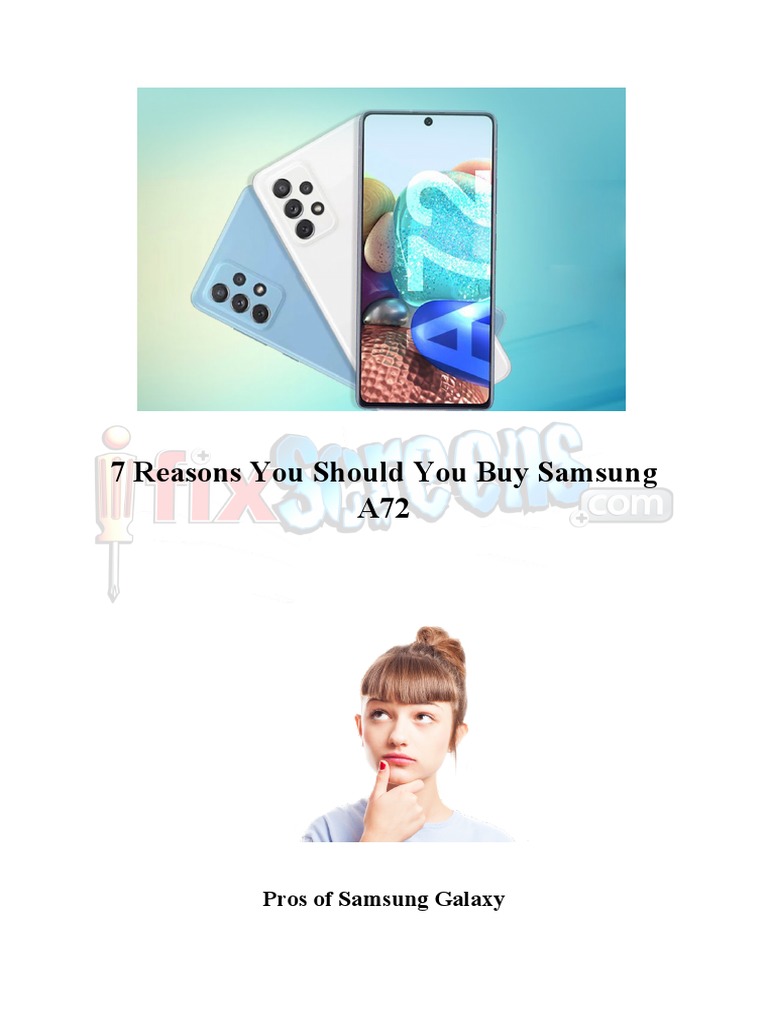 7 Reasons You Should You Buy Samsung A72 | PDF