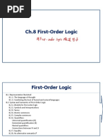 First Order Logic: Artificial Intelligence COSC-3112 Ms. Humaira Anwer ...