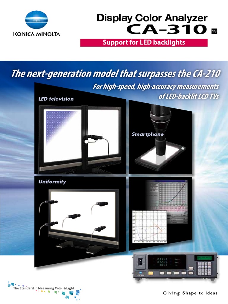 The Next-Generation Model That Surpasses The CA-210: Display Color ...