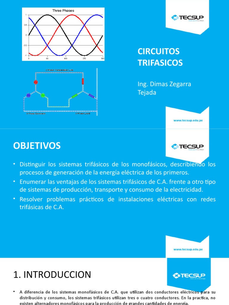 12 - Circuitos Trifasicos | PDF | Energia electrica | Corriente alterna