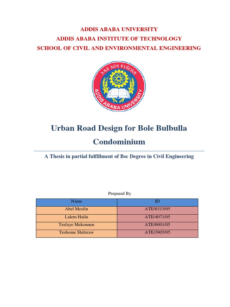 Highway Thesis Sample | PDF | Traffic | Road