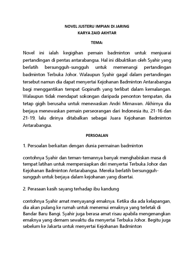 Kegigihan dalam Justeru Impian di Jaring | PDF