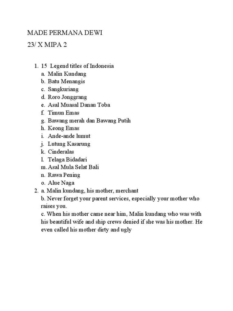 English Legend | PDF