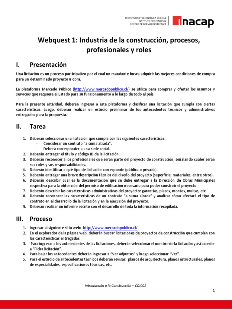 COIC01 U1 S4 Webquest | PDF | Economias | Business