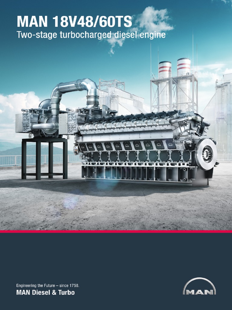MAN 18V48 - 60TS. Two-Stage Turbocharged Diesel Engine - PDF | PDF