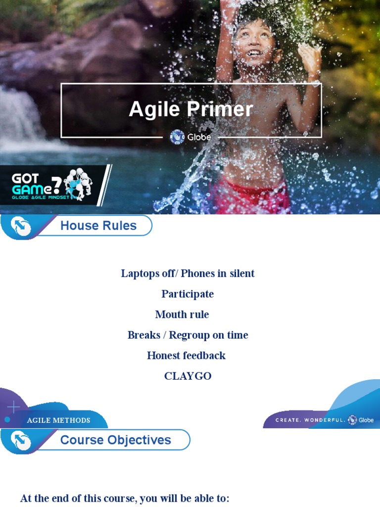 Agile Primer Deck | PDF | Scrum (Software Development) | Agile Software Development