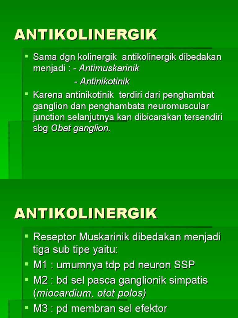 ANTIKOLINERGIK | PDF