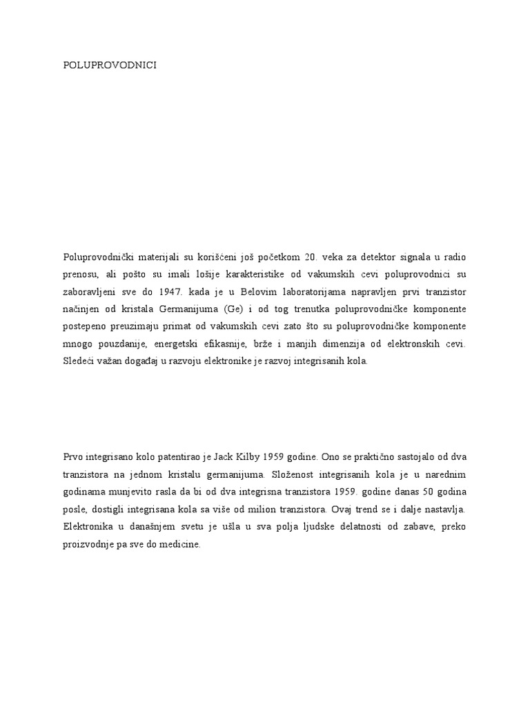 POLUPROVODNICI | PDF