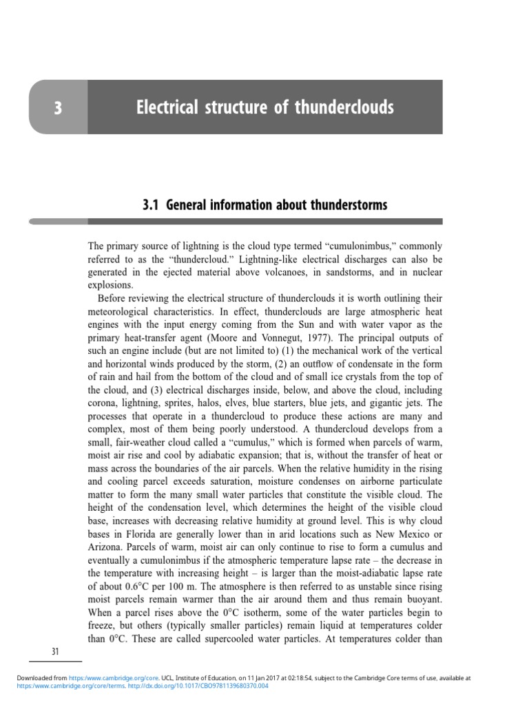 3 - Electrical-Structure-Of-Thunderclouds | PDF | Thunderstorm ...
