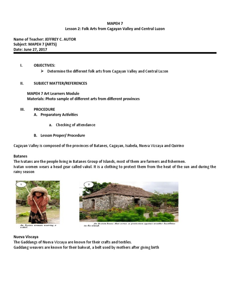 Lesson Plan Arts | PDF | Arts (General) Lesson Plan Arts | PDF | Arts (General)