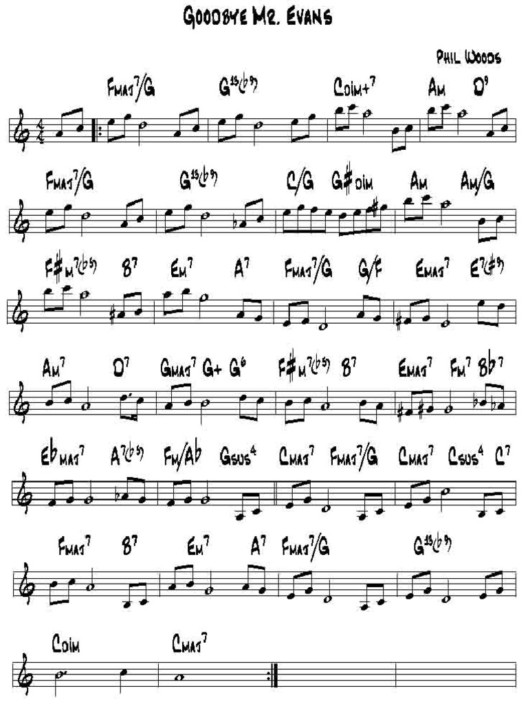 Goodbye Mr. Evans | PDF
