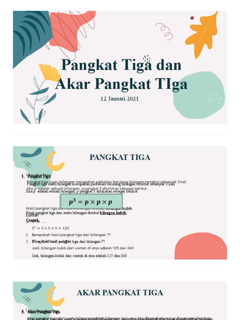 Akar Pangkat Tiga | PDF
