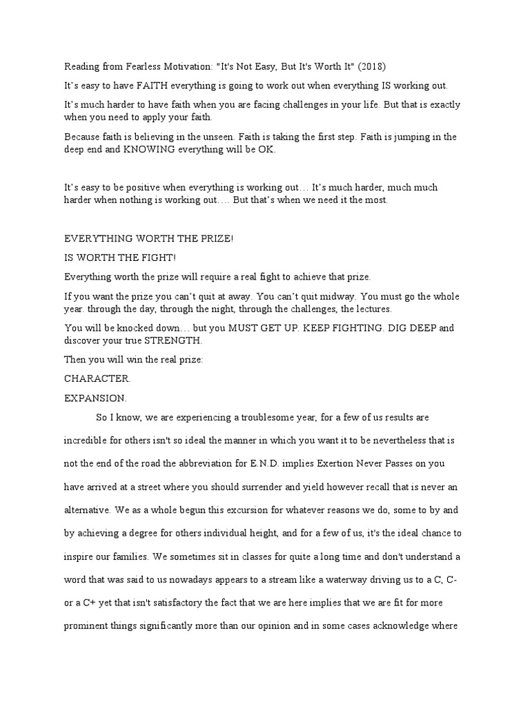 Faith and Resilience in Personal Growth | PDF | Human Nature ...