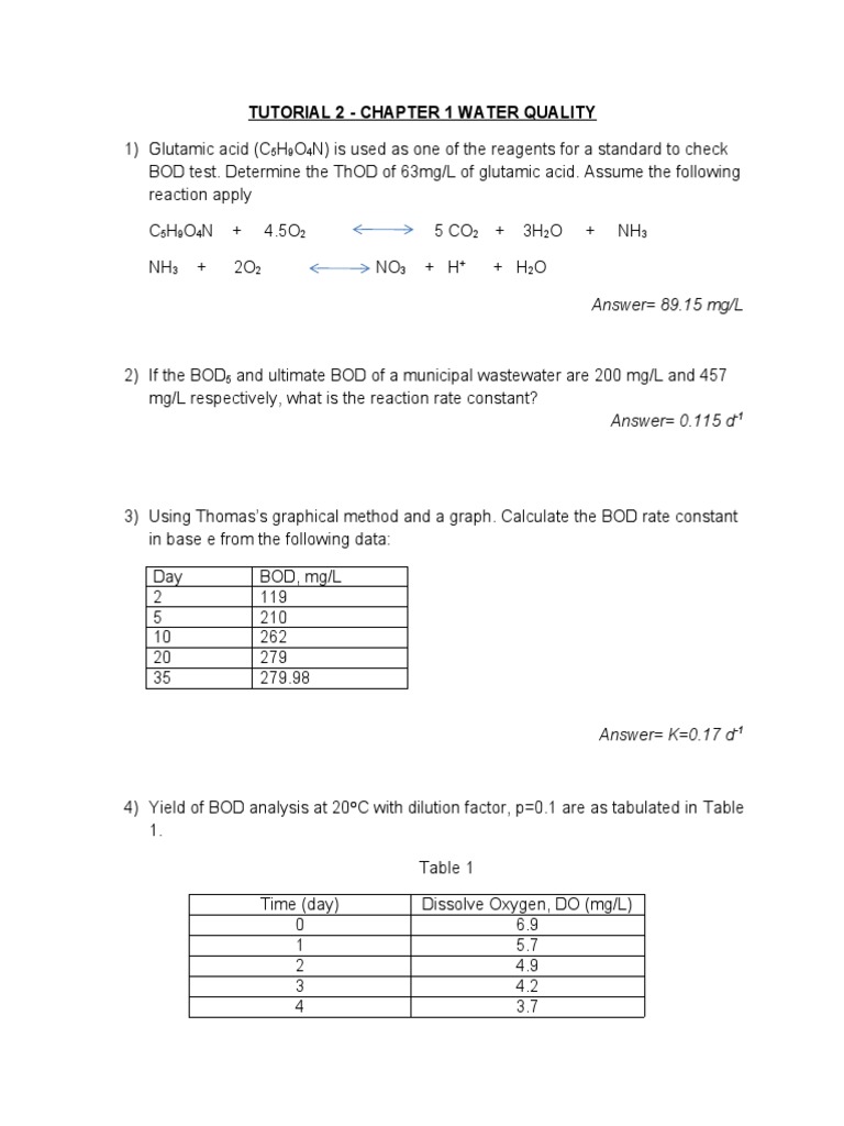 Water Quality Analysis Guide | PDF | Science & Mathematics