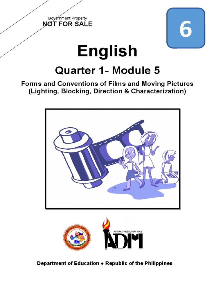 English: Quarter 1-Module 5 | PDF | Actor | Camera