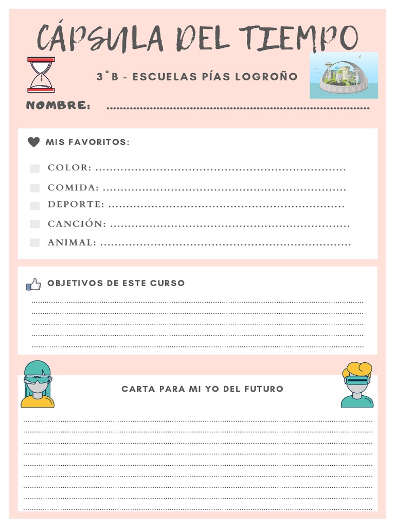 Capsula Del Tiempo | PDF | Juegos y actividades | Hogar, jardinería y ...
