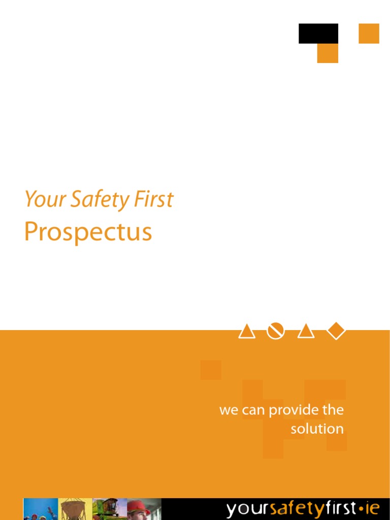 Safety Training Prospectus | Download Free PDF | First Aid ...