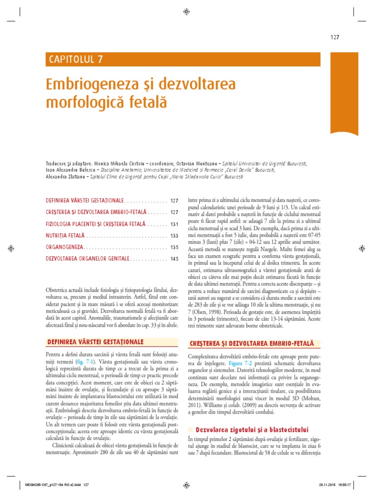 EMBRIOGENEZA | PDF