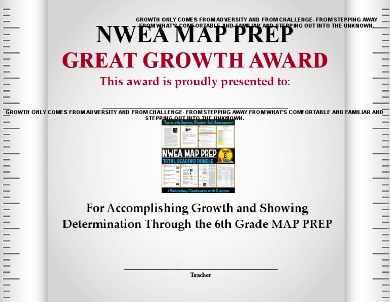 NWEA MAP Prep Great Growth Award | PDF