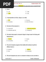 ICT Final Exam For Grade 7 | PDF | Computer Data Storage | Input/Output