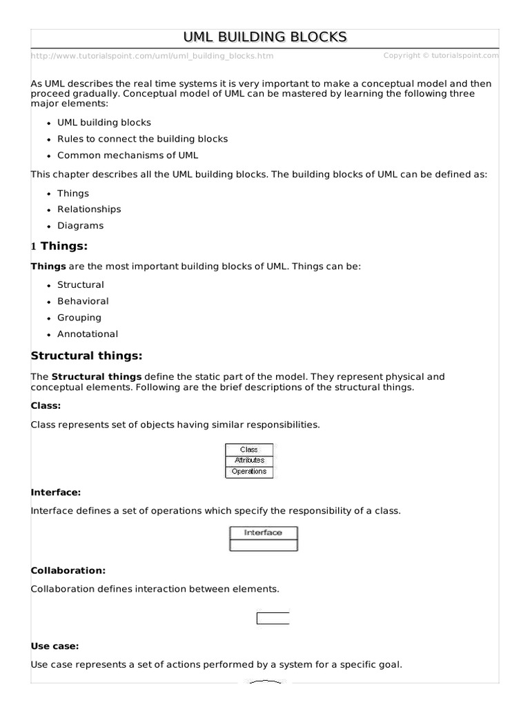 Uml Building Blocks | PDF | Unified Modeling Language | Class (Computer ... Uml Building Blocks | PDF | Unified Modeling Language | Class (Computer ...