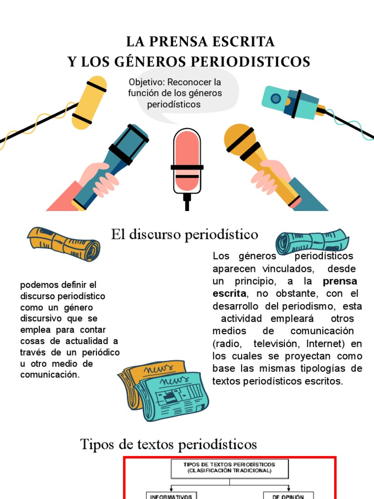 Tipos y funciones de la prensa escrita | PDF | Periodismo | Periódico Y ...