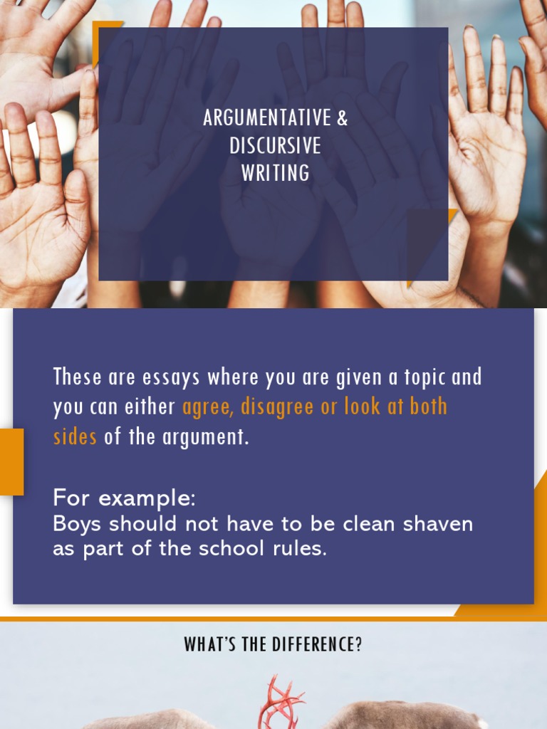 Argumentative & Discursive Writing | PDF | Argument | Essays
