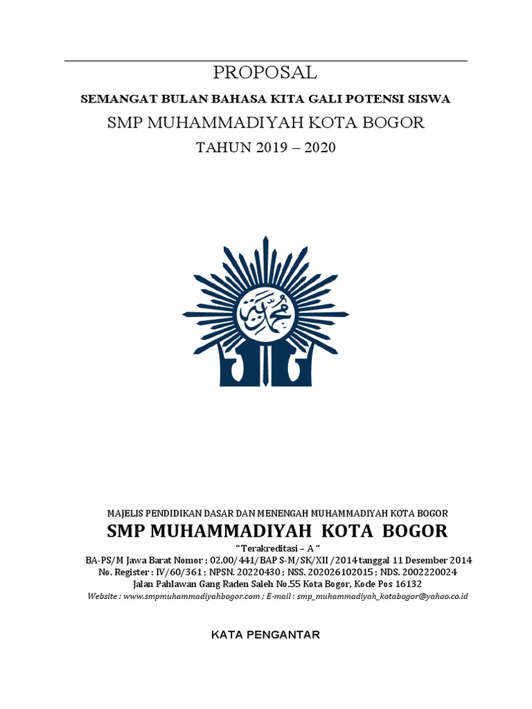 Proposal Bulan Bahasa | PDF