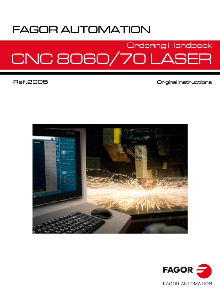 CNC 8060/70 LASER: Fagor Automation | PDF | Numerical Control | Machining