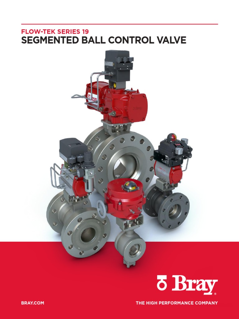 Segmented Ball Control Valve: Flow-Tek Series 19 | PDF | Valve | Actuator