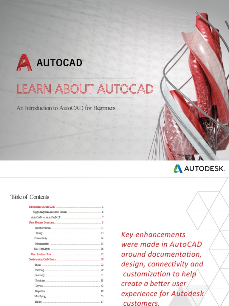 An Introduction To Autocad For Beginners | PDF | Auto Cad | Menu (Computing)