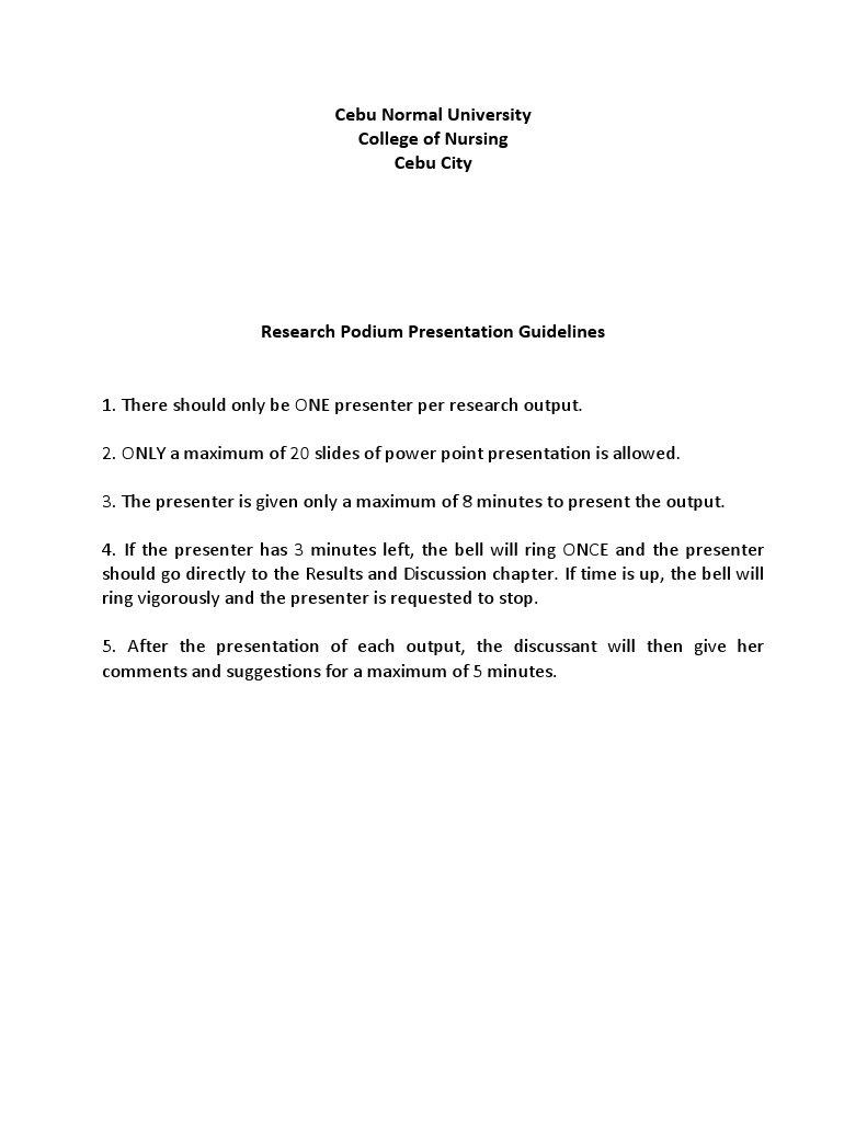Presentation Guidelines Pdf
