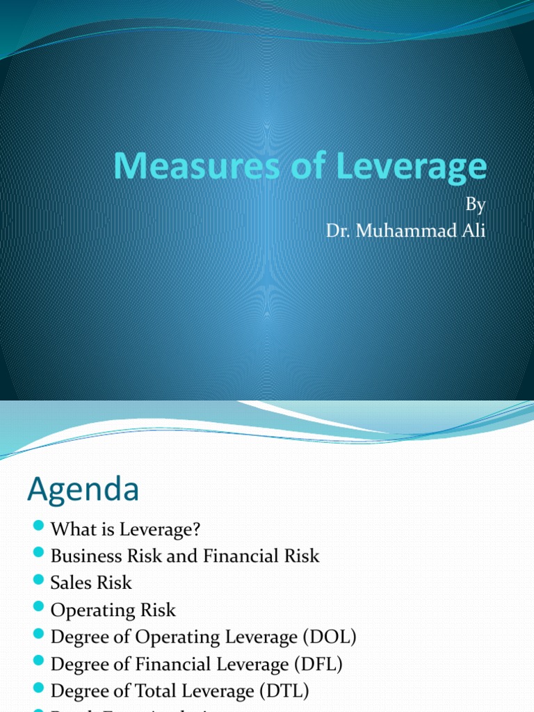 Understanding Measures of Leverage: An In-Depth Exploration of Degree of Operating Leverage ...