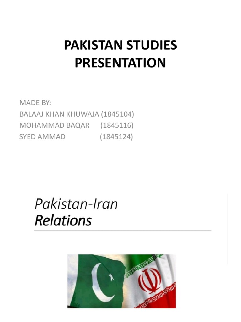 Pakistan Studies Presentation | PDF