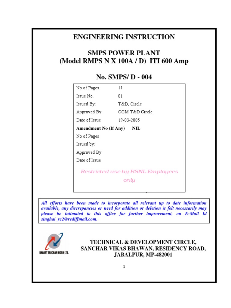 Smps | PDF | Rectifier | Power Inverter